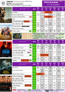 Programmes - Cinéma Rex Cestas
