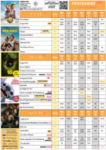 Programmes - Cinéma Rex Cestas